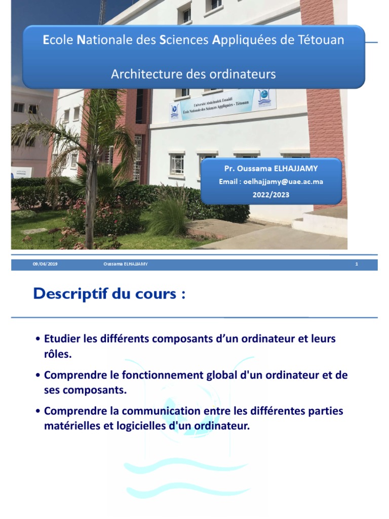 Architecture Des Ordinateurs Cours | PDF | Mémoire (informatique) | ASCII