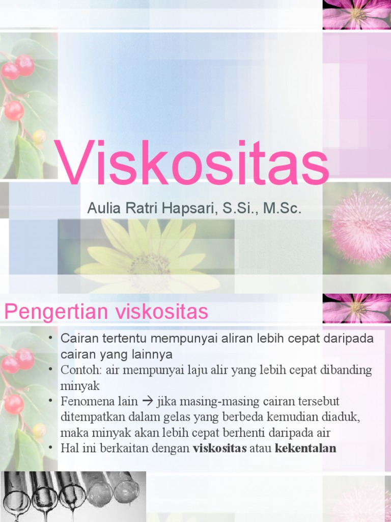 Viskositas | PDF