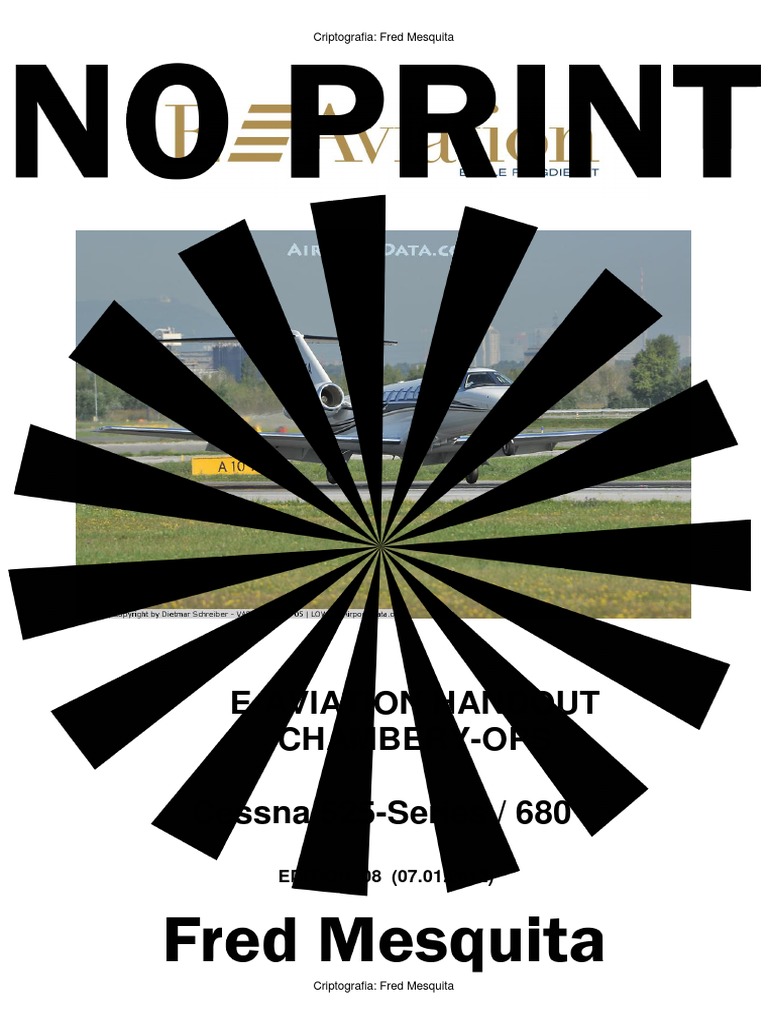 E-AVIATION HANDOUT - Cessna 525-Series 680 | PDF | Flap (Aeronautics ...