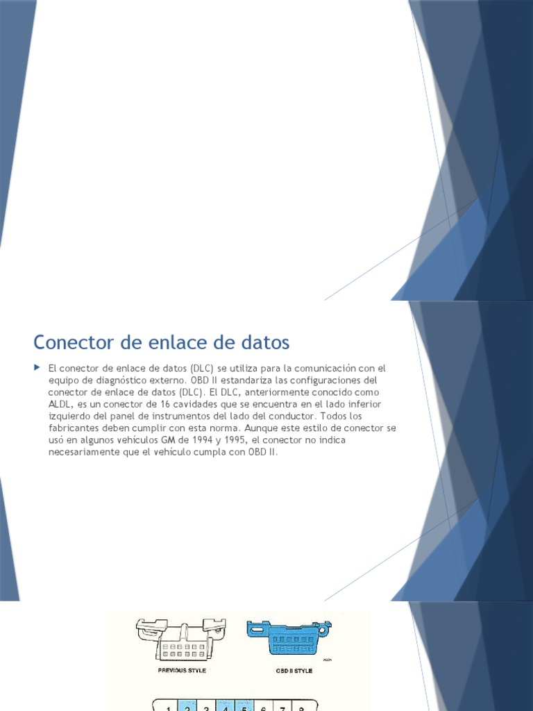 Conector DLC y Comunicación OBD II | PDF | Informática
