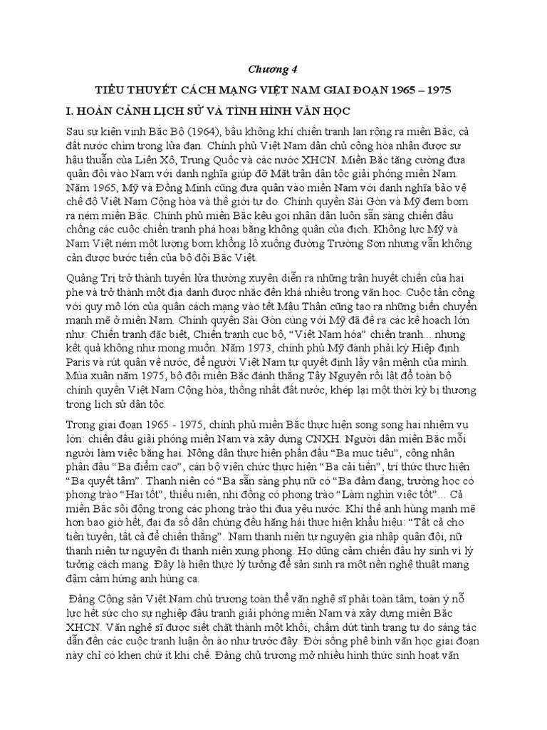 Tiểu thuyết VN 1965-1975 | PDF