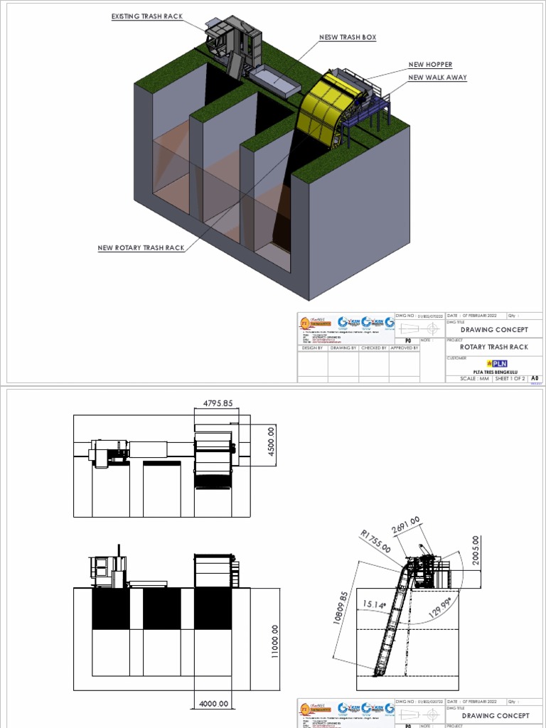Rotary Trash Rack 1 | PDF