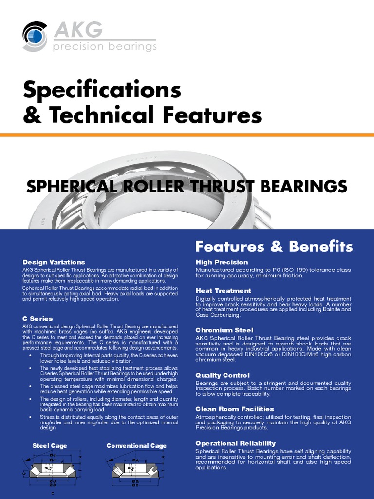 AKG Bearings - SRTB | PDF | Bearing (Mechanical) | Building Engineering