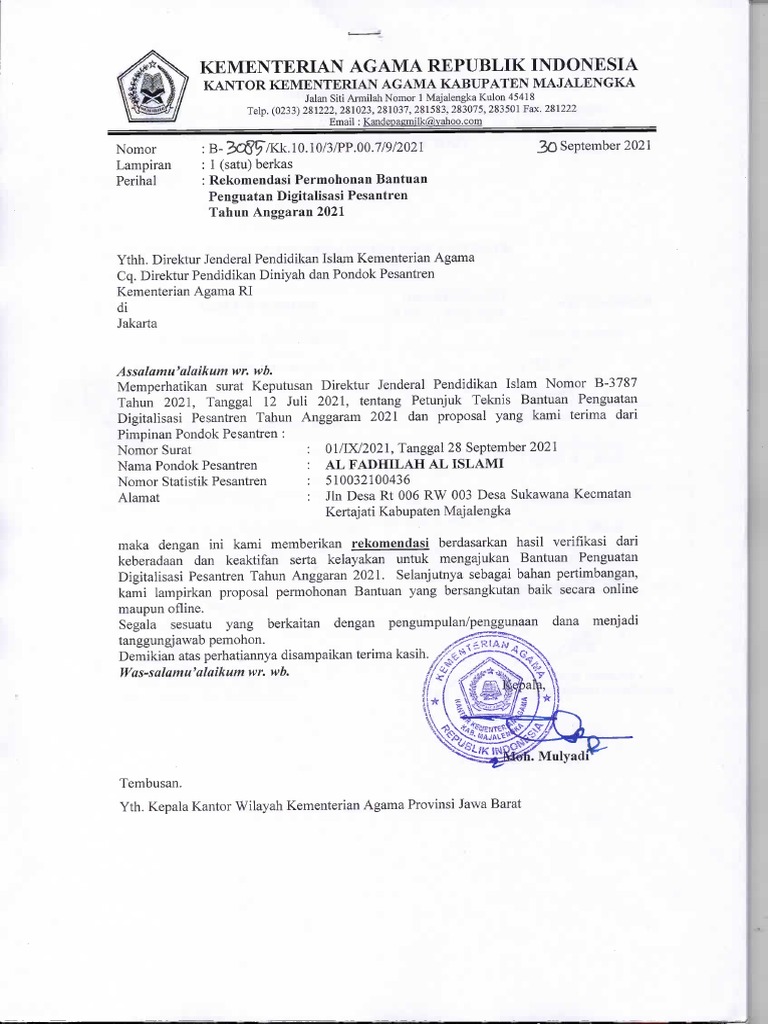 11.kertajati - PP - Al Fadhilah Al Islami (Digitalisasi) | PDF