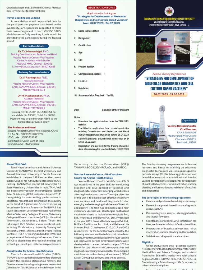 VRC-VV Training Brochure | PDF | Vaccines | Virus