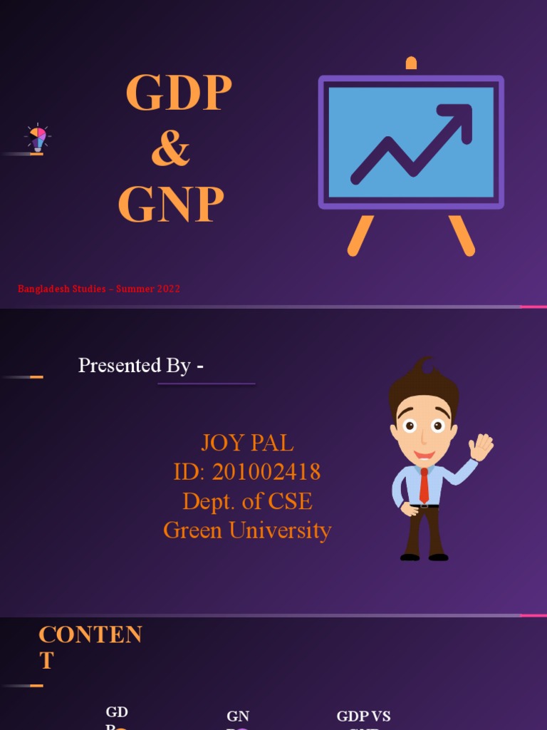 GDP & GNP | PDF | Gross Domestic Product | Economies