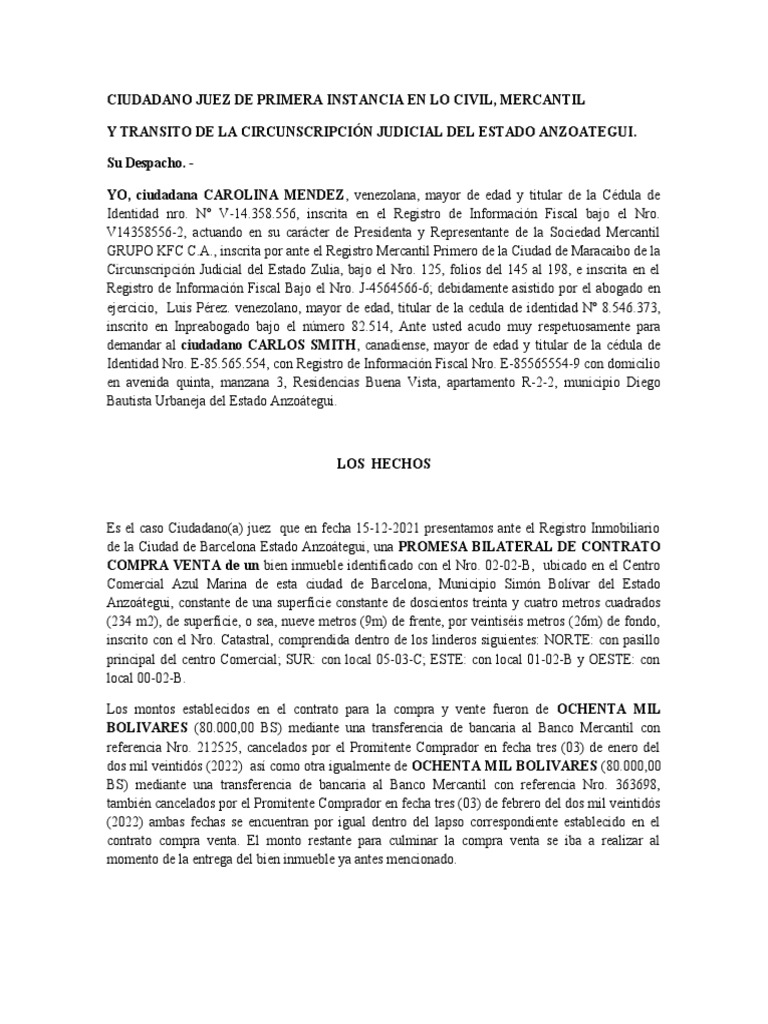 Libelo de Demanda | PDF | Demanda judicial | Justicia