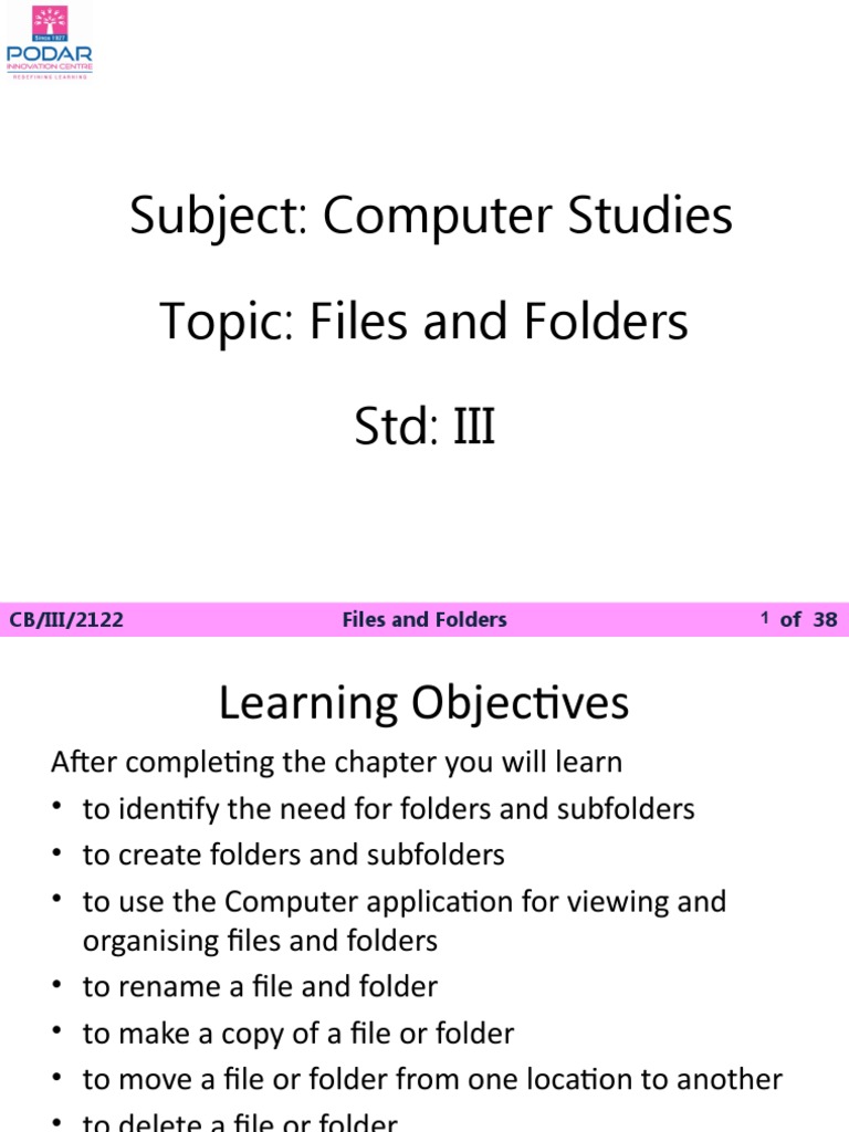 Class 3 CBSE | PDF | Computer File | Computer Architecture