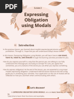 Modals Grade-9 | PDF | Verb | Linguistic Typology