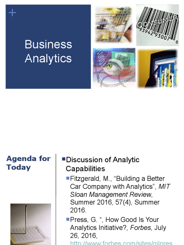 Introduction To Analytics | PDF | Analytics | Strategic Management