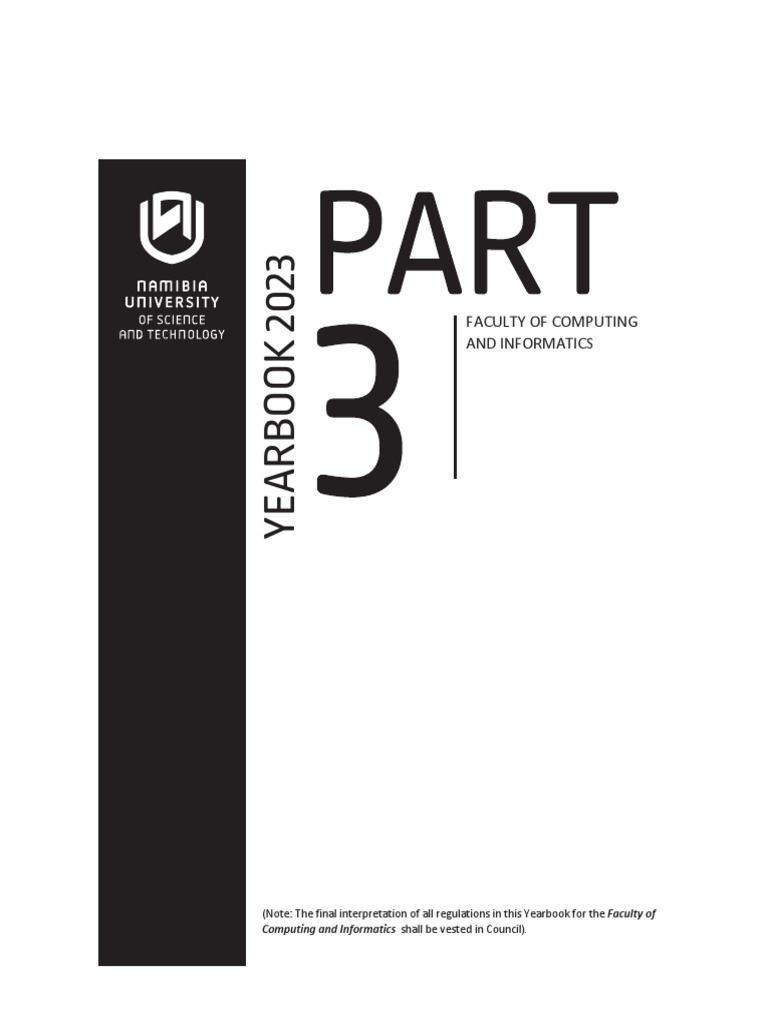 Faculty of Computing and Informatics 2023 | PDF | Bachelor's Degree ...