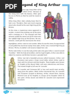 Summary of King Arthur's Story | PDF | Lancelot | Guinevere