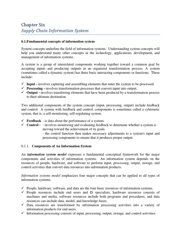 CH 6 | PDF | Databases | Information System