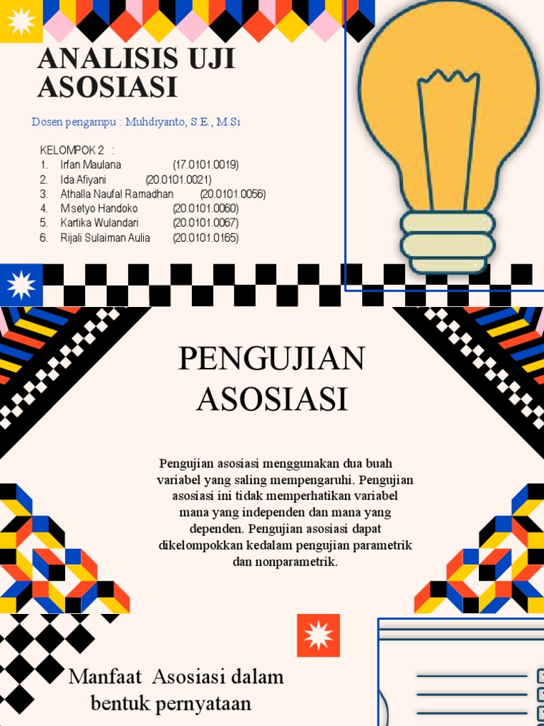 Kelompok 2 Analisis Uji Asosiasi | PDF
