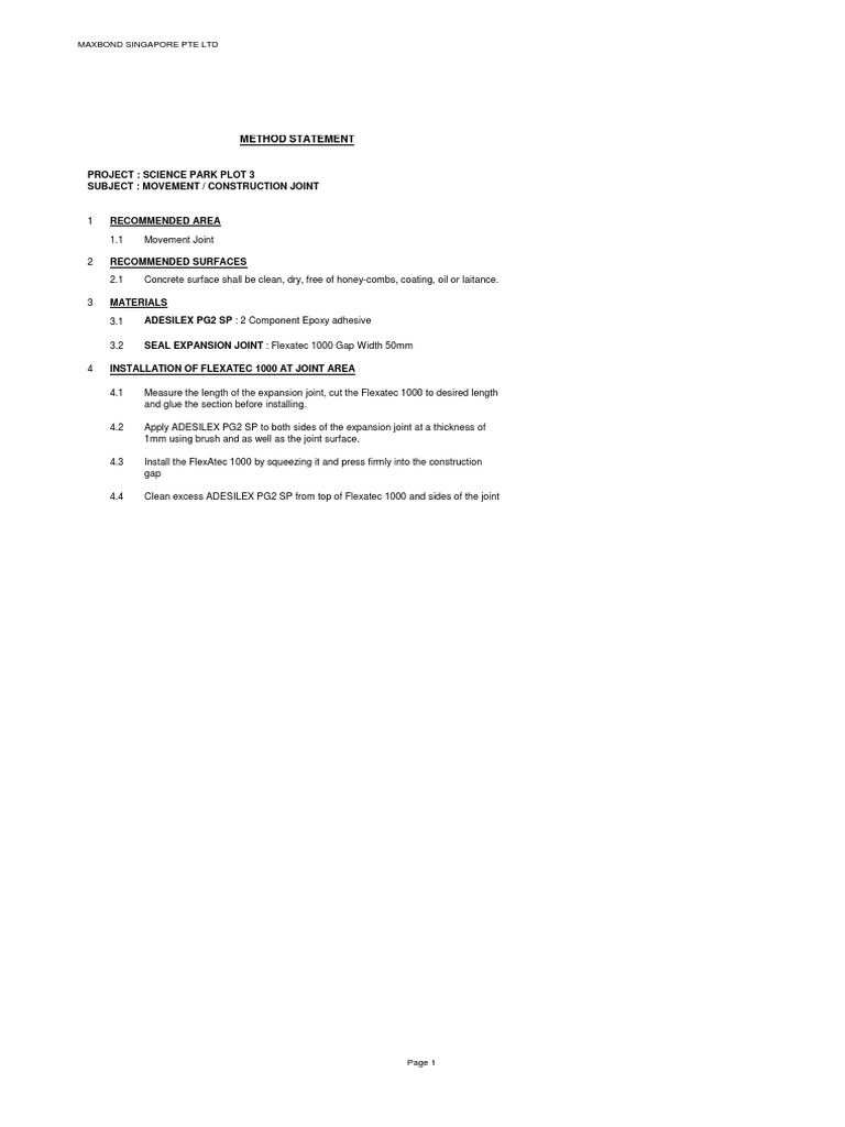 Mos - Flexatec 1000 | PDF