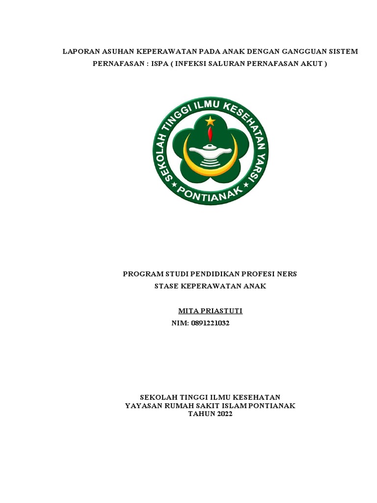 Asuhan Keperawatan ISPA pada Anak | PDF