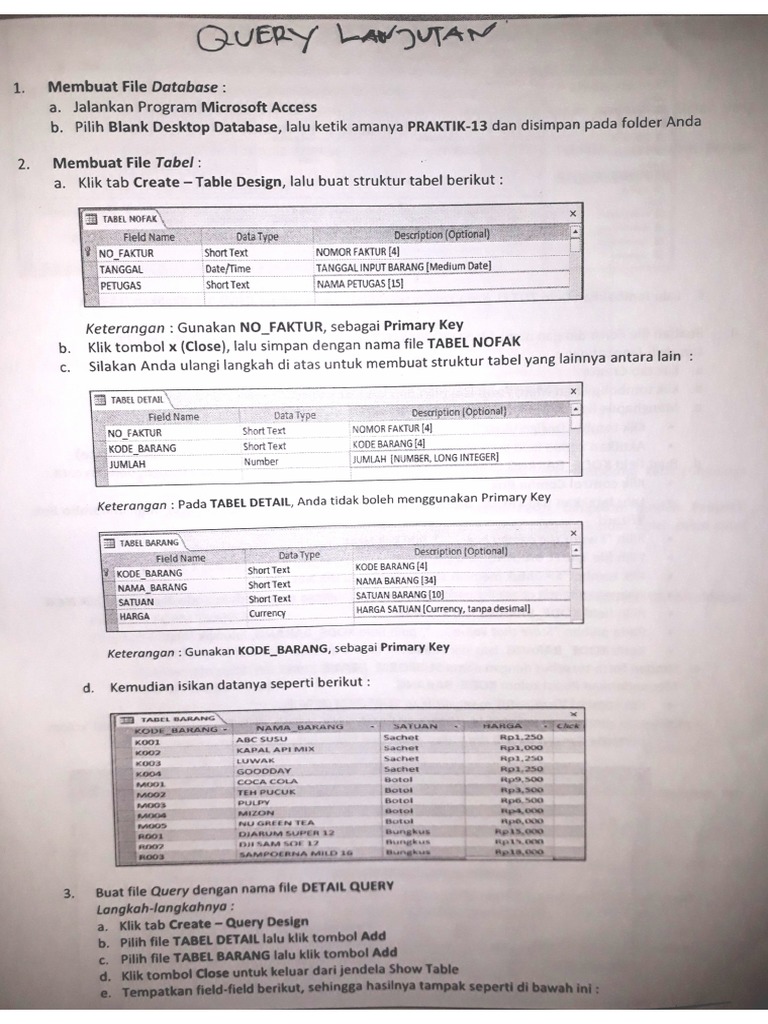 Modul 5 MC - Access | PDF