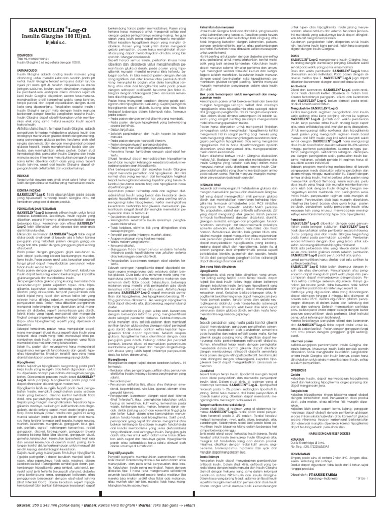 Insert SANSULIN Log-G | PDF