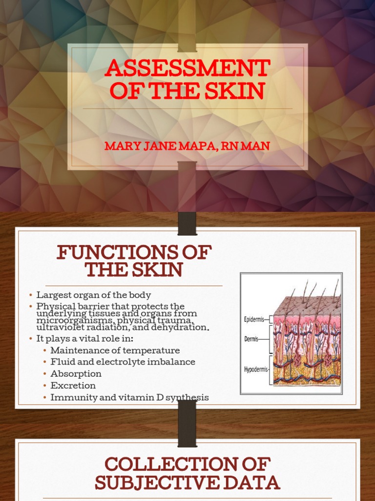 Assessment of Skin, Hair and Nails | PDF | Hair Loss | Nail (Anatomy)