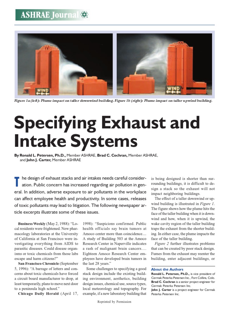 Exhaust Design | PDF | Air Pollution | Odor