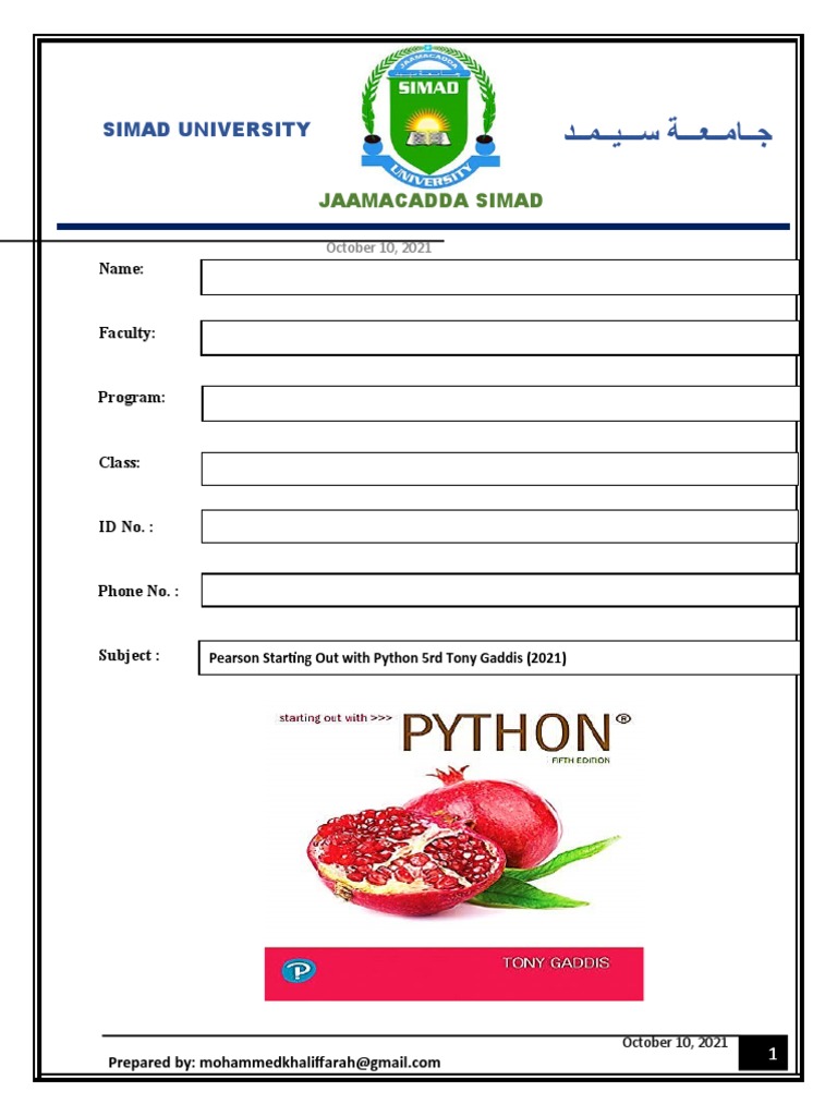 Ch2 Python | Download Free PDF | Programming | Computer Program Ch2 Python | Download Free PDF | Programming | Computer Program