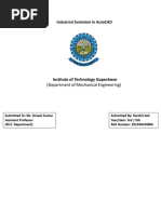 Internshala Report On AutoCAD | PDF | Auto Cad | Circle