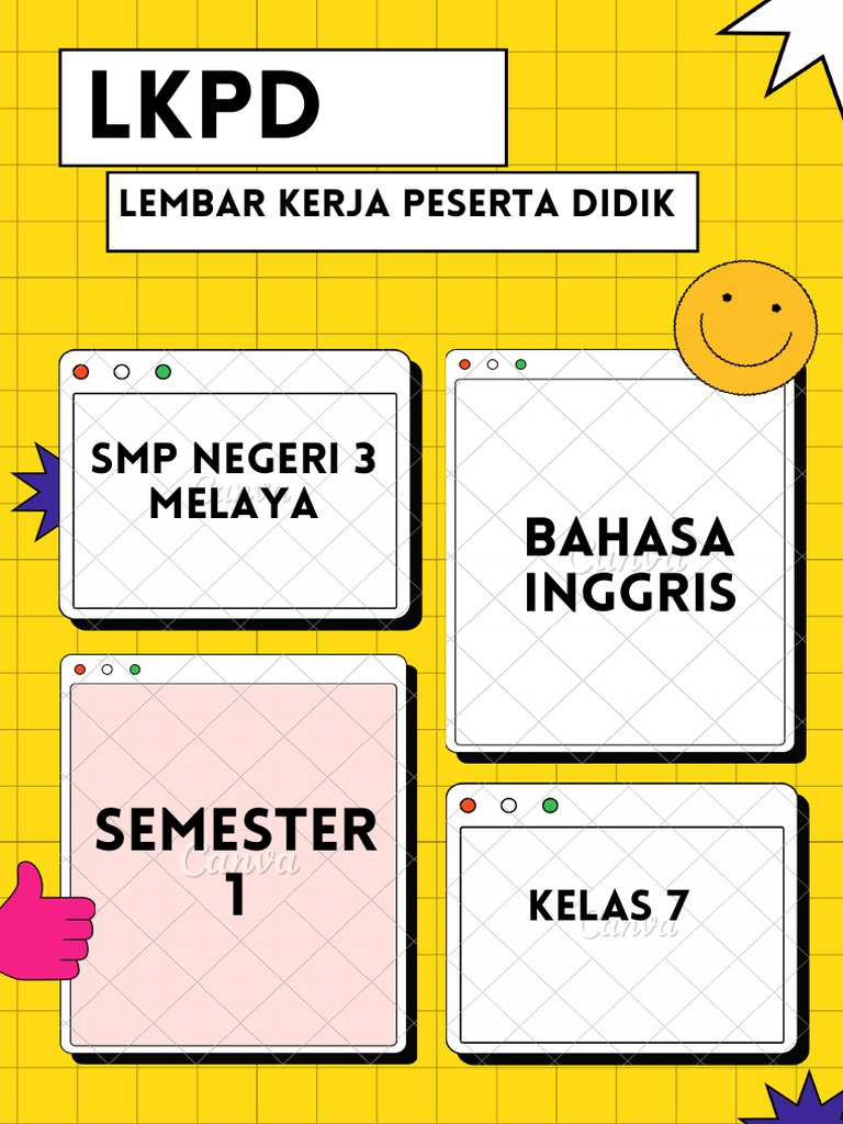 Contoh LKPD Bahasa Inggris | PDF