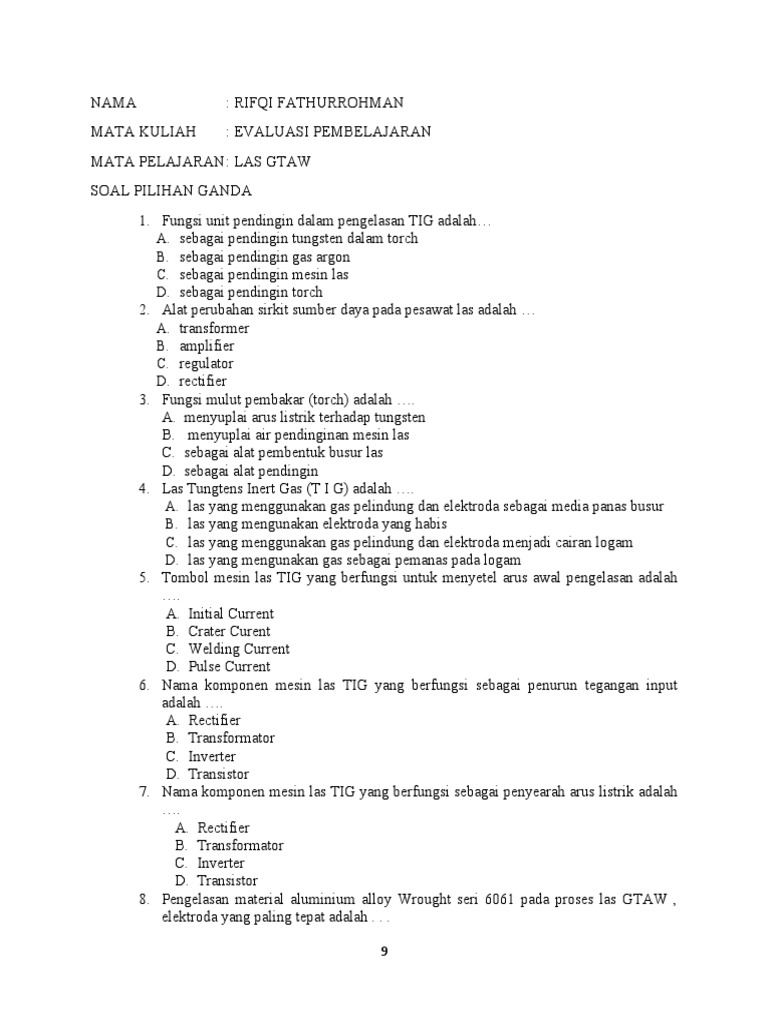 Soal Dan Pembahasan | PDF