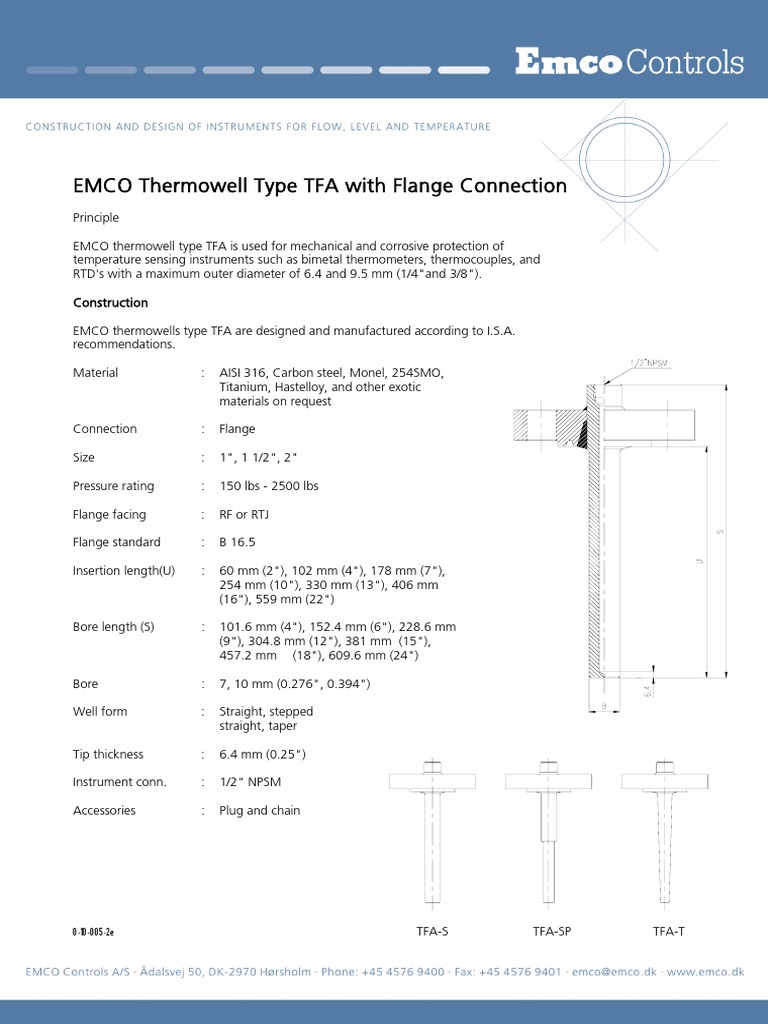 Thermowell | PDF