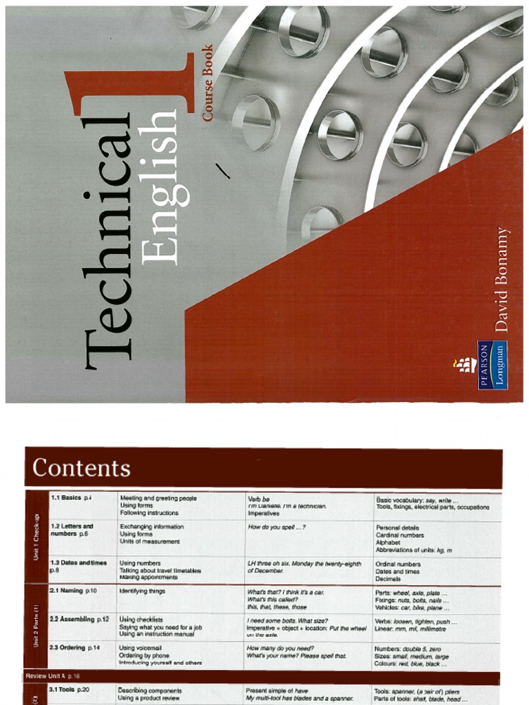 Technical English 1 Course Book | PDF