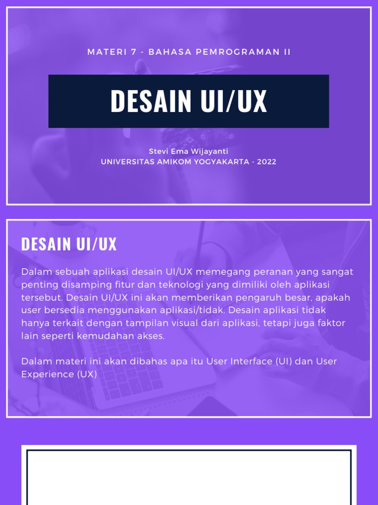 Materi 7 - Desain UI-UX | PDF