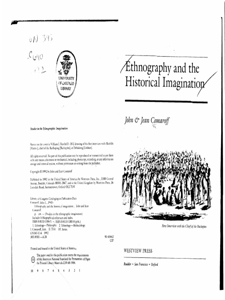 Comaroff (1992) Colonisation of Consciousness | PDF