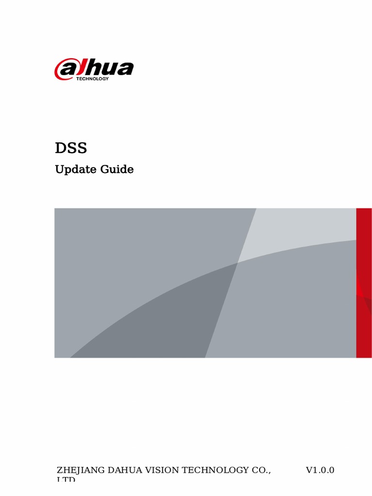 DSS Update Guide for V8.1.1 | PDF | Computer Data Storage | Backup