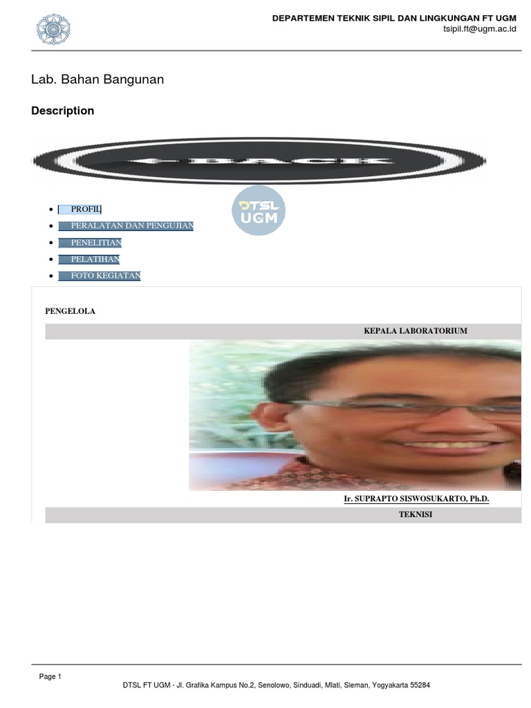 Lab. Bahan Bangunan | PDF