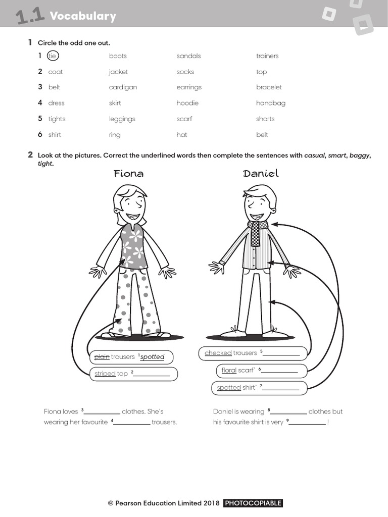 gg4 Unit1 Vocabulary1 Worksheet | PDF