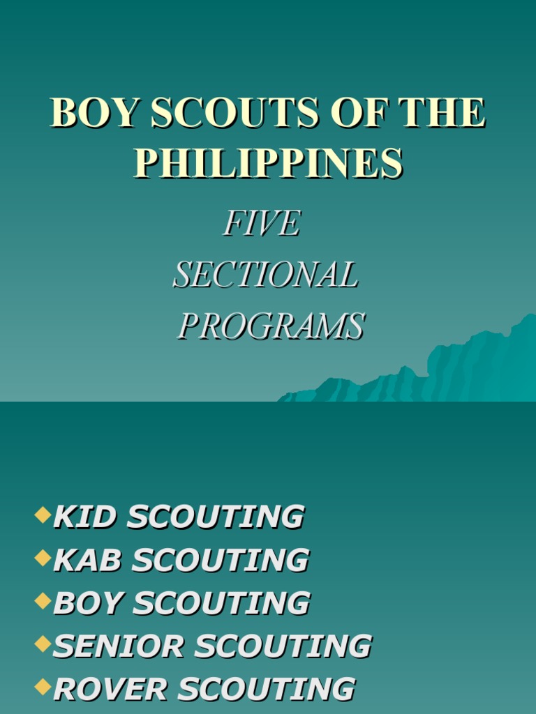 BSP 5 Section | PDF | Scouting | Childhood