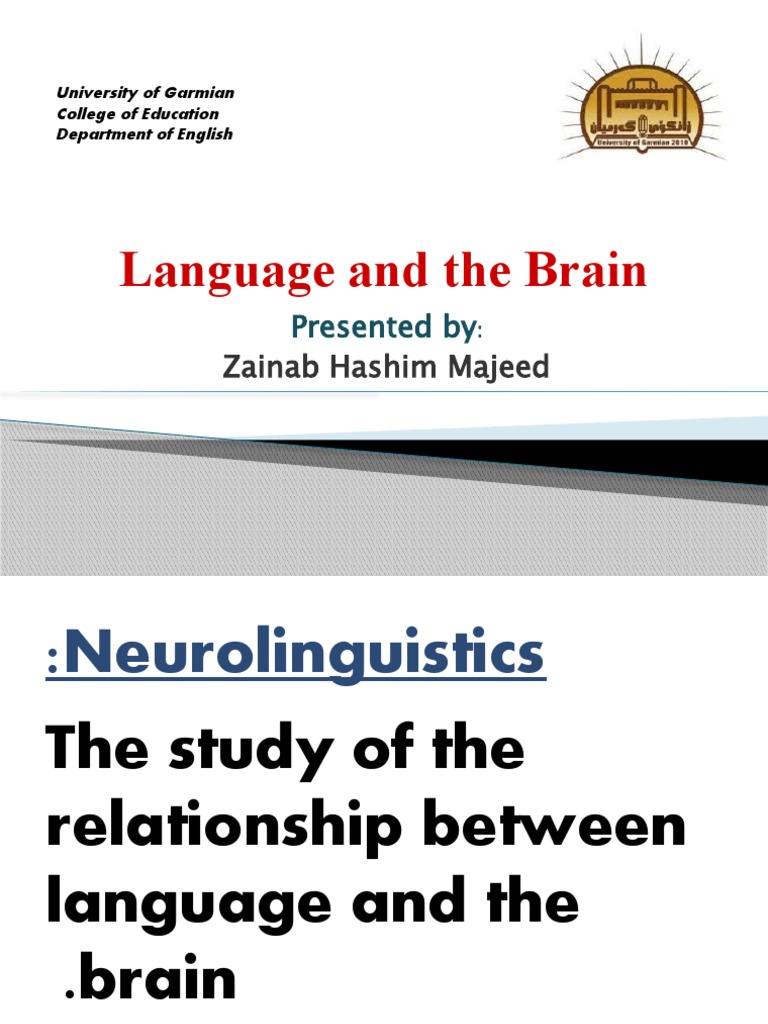 Neurolinguistics: Language and Brain Functions | PDF | Speech | Aphasia
