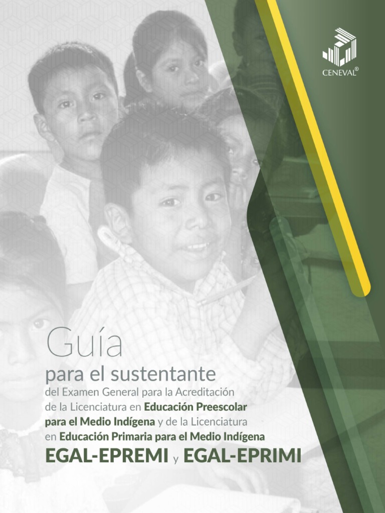 CENEVAL-i-Guia EGAL EPREMI EPRIMI | PDF | Educación de la primera ...