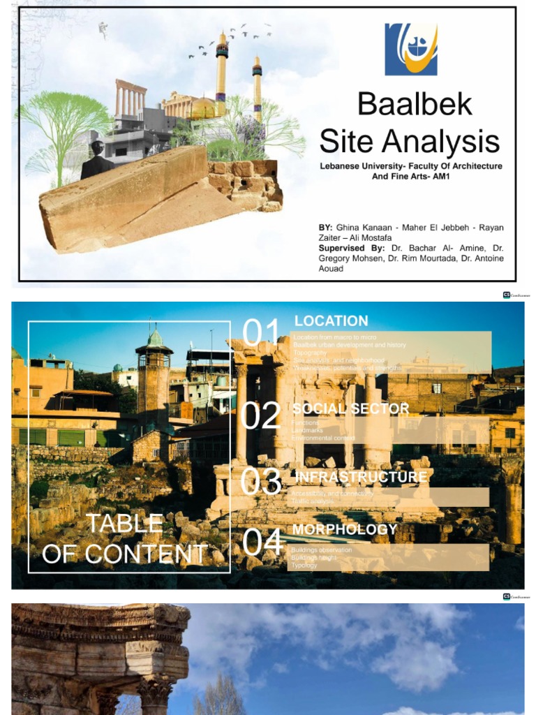 Baalbeck Landscape Project | PDF