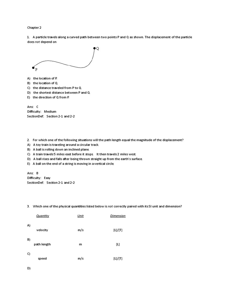 CH 02 | PDF | Acceleration | Velocity