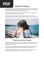 Tipe Shot Kamera dan Teknik Pengambilan | PDF