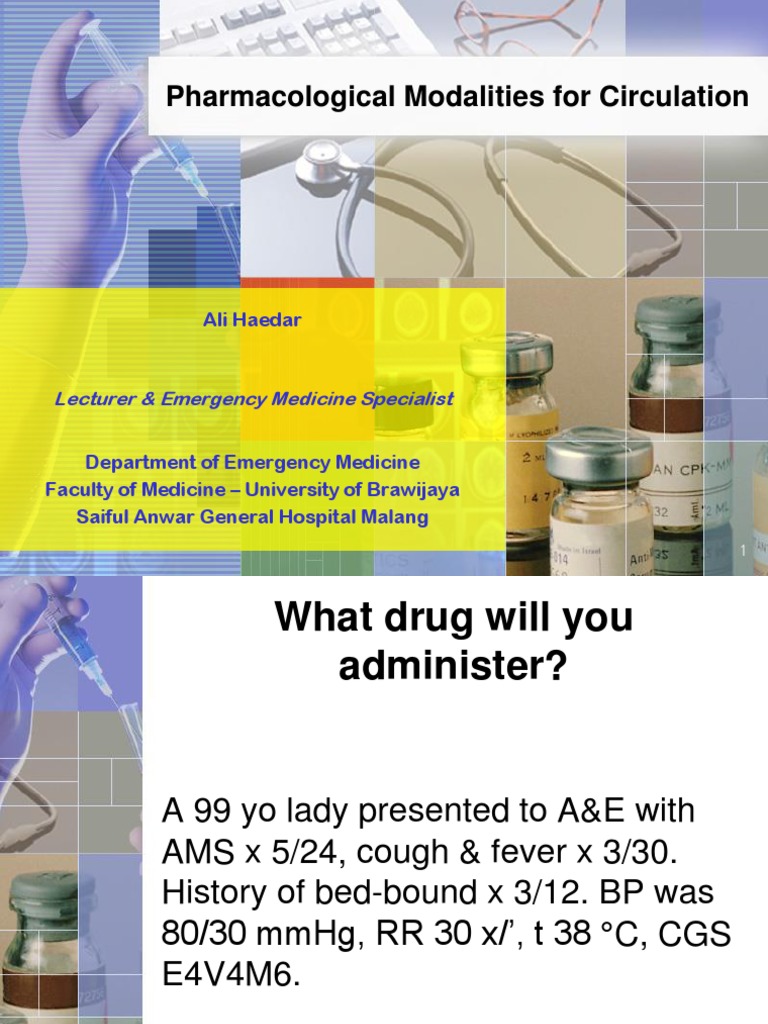 Resuscitation Drugs (Ali Haedar) | PDF | Shock (Circulatory) | Heart