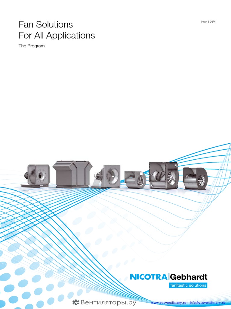 1 Brochure Nicotra Gebhardt Fans Industry Solutions | PDF | Electric ...