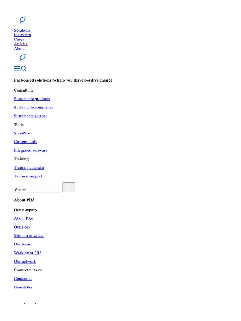 PEF Product Environmental Footprint | PDF