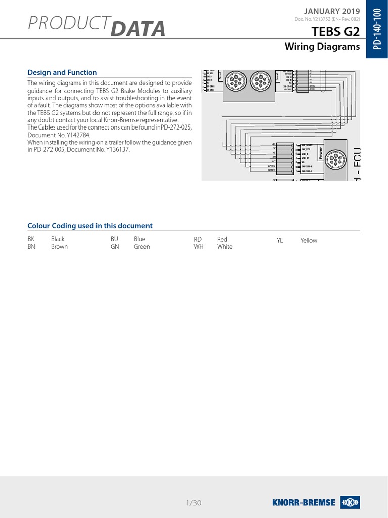 TEBS G2 схемы | PDF | Automotive Technologies | Components