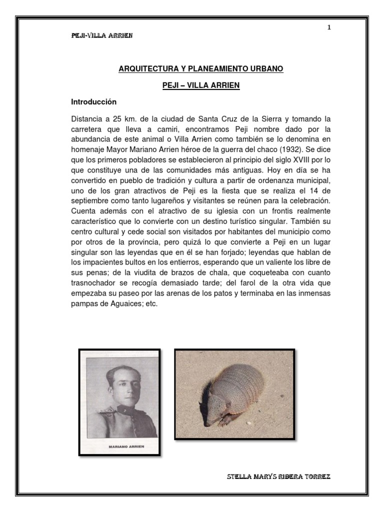 Comunidad El PEJI 1-Acomodado | PDF | Bolivia