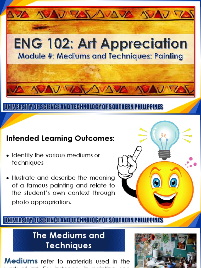 Painting Mediums and Techniques Overview | PDF | Printmaking | Paintings