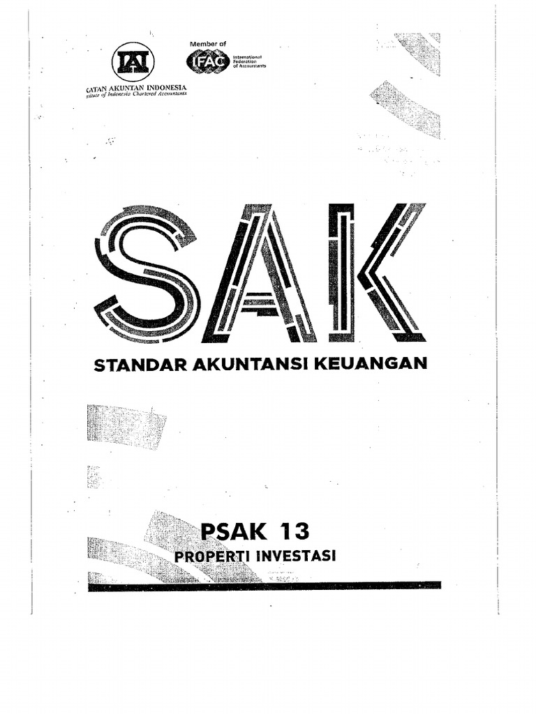 PSAK 13 (2018) - Properti Investasi | PDF