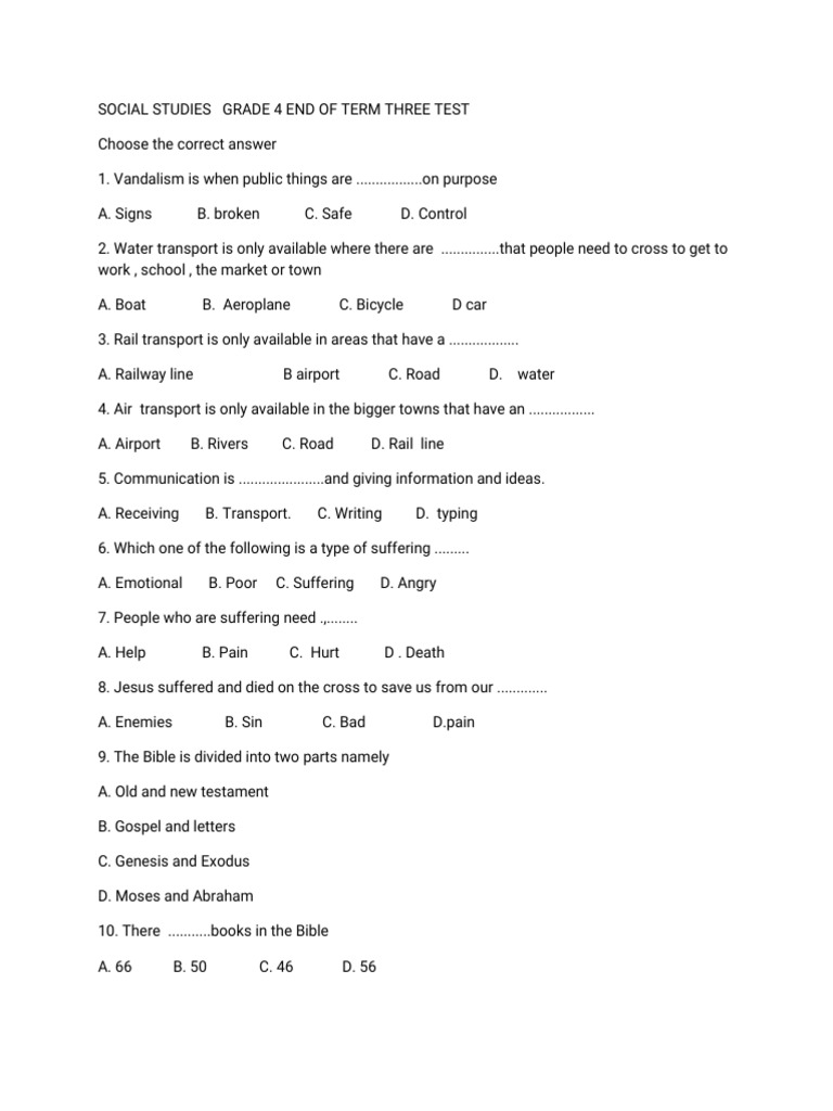 SOCIAL STUDIES GRADE 4 y | PDF