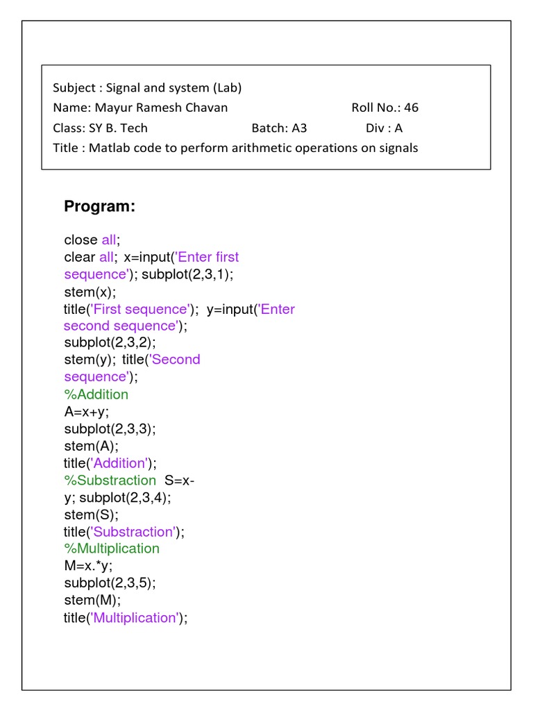 SS Practical | PDF | Sampling (Signal Processing) | Telecommunications Engineering